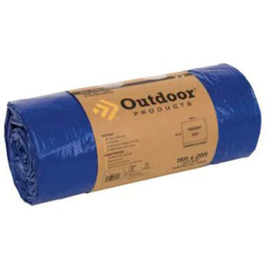 Outdoor Products 16 ft x 20 ft Blue Tarp - Fin Feather Fur Outfitters