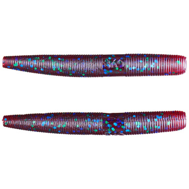 Yamamoto Ned Senko Floater 3" 10Pk Plum Apple - Fin Feather Fur Outfitters