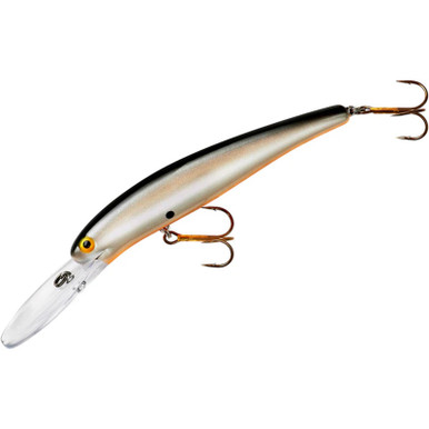 Bomber Deep Long A Minnow 25A Jerkbait/Trolling Hard Minnow Pearl Black ...