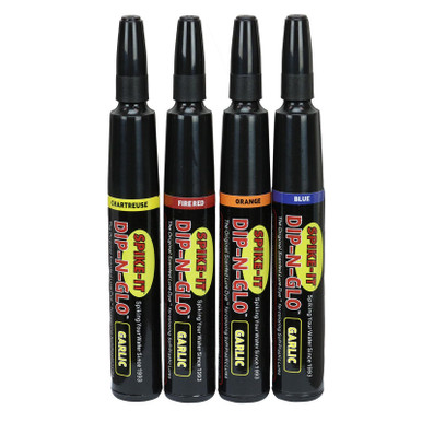 Spike-It Dip-N-Glo Scented Soft Plastic Lure Dye Markers Assorted Value ...