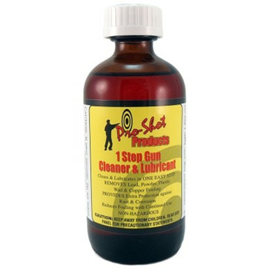 Pro Shot One Step Cleaner Lubricant Protectant 8 oz Bottle, 1STEP-8 ...