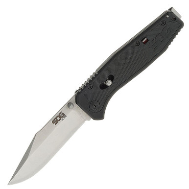 SOG FLA1001-CP Flare Knife 3.5" Stainless Straight Edge Blade - Fin ...