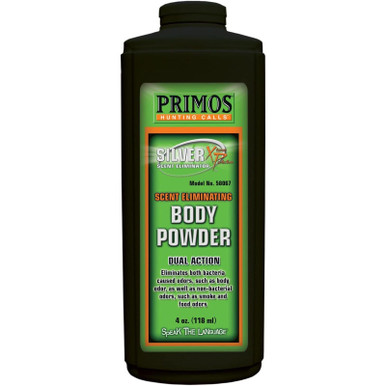 PRIMOS 58067 Scent Eliminating Body Powder 4oz. - Fin Feather Fur ...