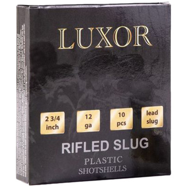 Luxor 12GA 2 3/4" 1oz Rifle Slugs 10 Rounds - Fin Feather Fur Outfitters