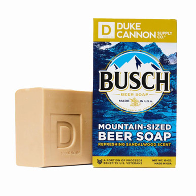 Duke Cannon Supply Co. Big Ass Brick of Bar Soap Large Men's Busch Beer ...
