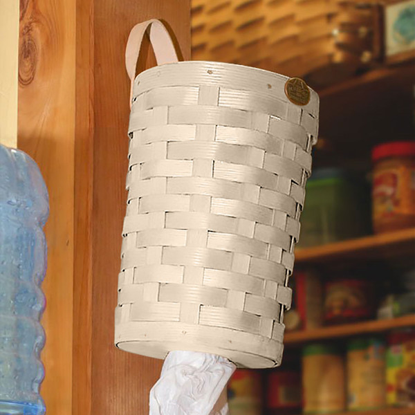 Kitchen Basket | Peterboro Grocery Bag Dispenser Basket