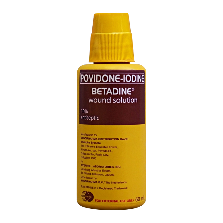 Betadine Solution 60mL - St. Joseph Drug - Online Store