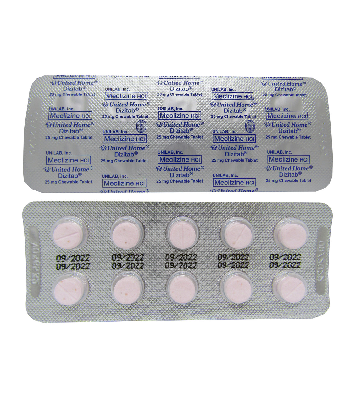 Dizitab 25mg Tutti Fruiti 1 Chewable Tablet - St. Joseph Drug - Online ...