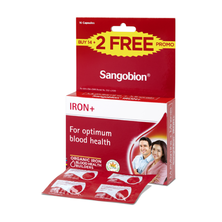 SANGOBION IRON+ 14+2 PROMO - St. Joseph Drug - Online Store
