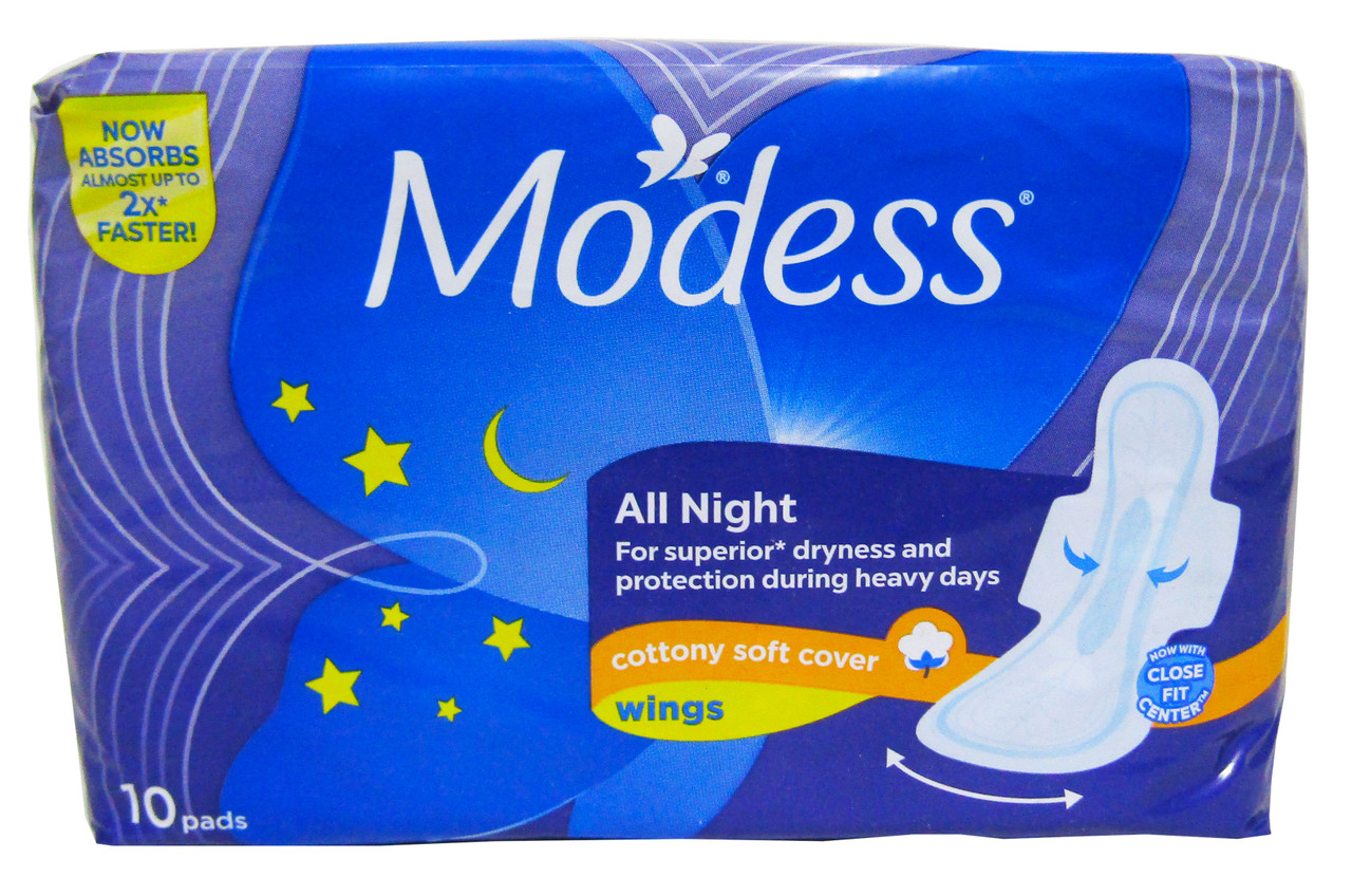 Modess All Night Wings 10S - St. Joseph Drug - Online Store