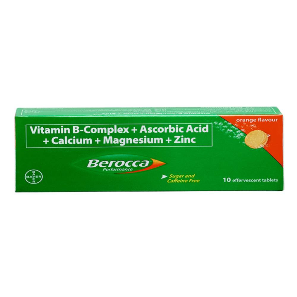 Berocca Effervescent Tablet Box - 10S - St. Joseph Drug - Online Store