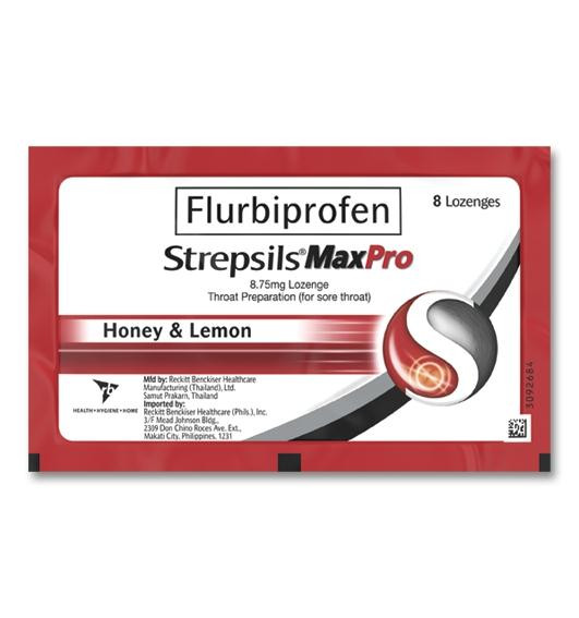 Strepsils Maxpro Honey&Lemon 8S - St. Joseph Drug - Online Store