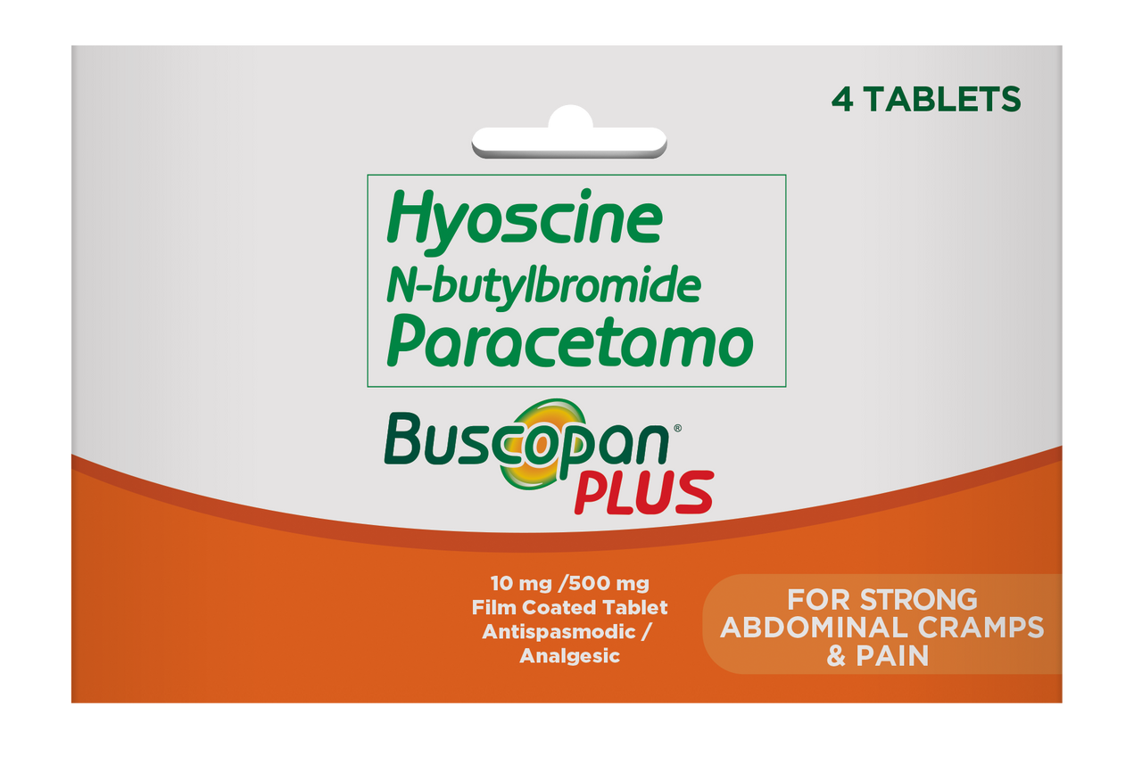 Buscopan Plus Tab 4s - St. Joseph Drug - Online Store