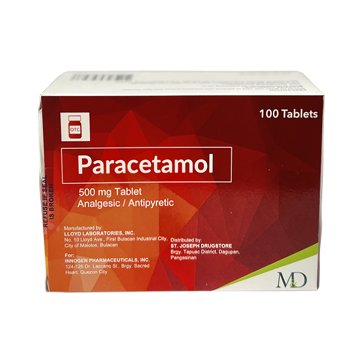 Paracetamol 500mg Tab M&D - St. Joseph Drug - Online Store