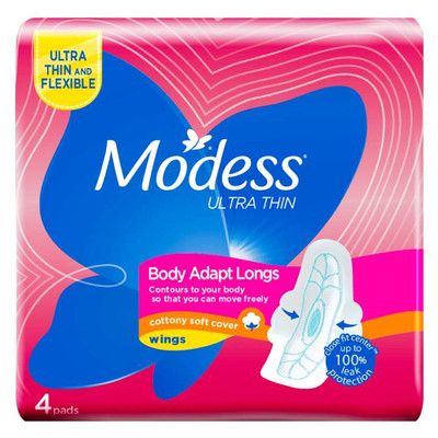 Modess Body Adapt Longs with Wings 8S - St. Joseph Drug - Online Store