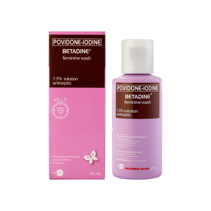 Betadine Feminine Wash 50mL - St. Joseph Drug - Online Store
