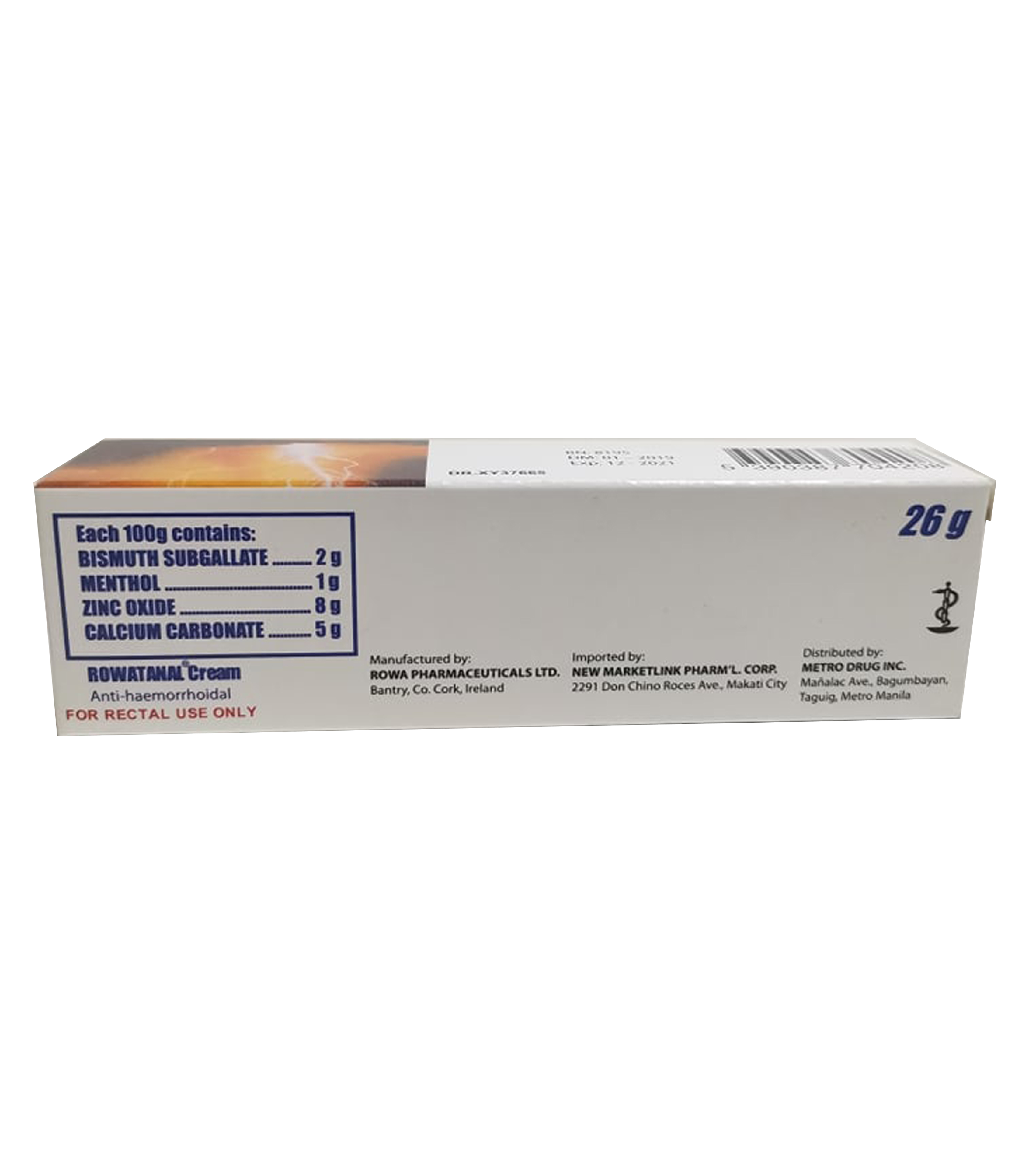Rowatanal Cream 26g St Joseph Drug Online Store