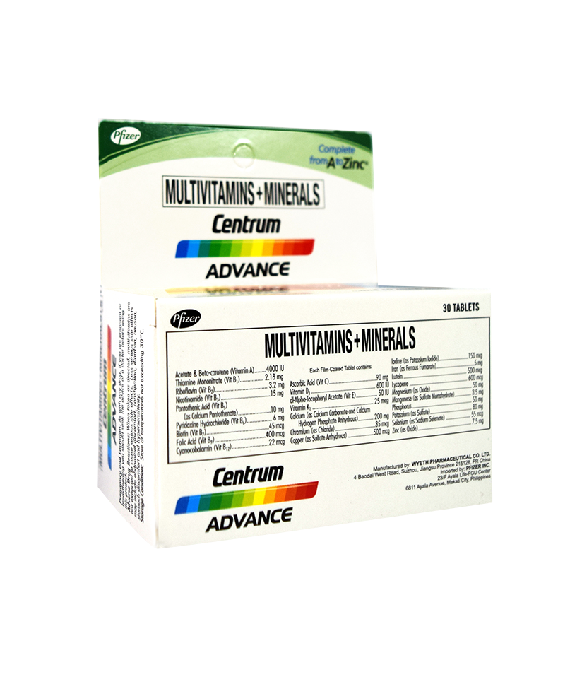 Centrum Advance Bottle - 30S - St. Joseph Drug - Online Store