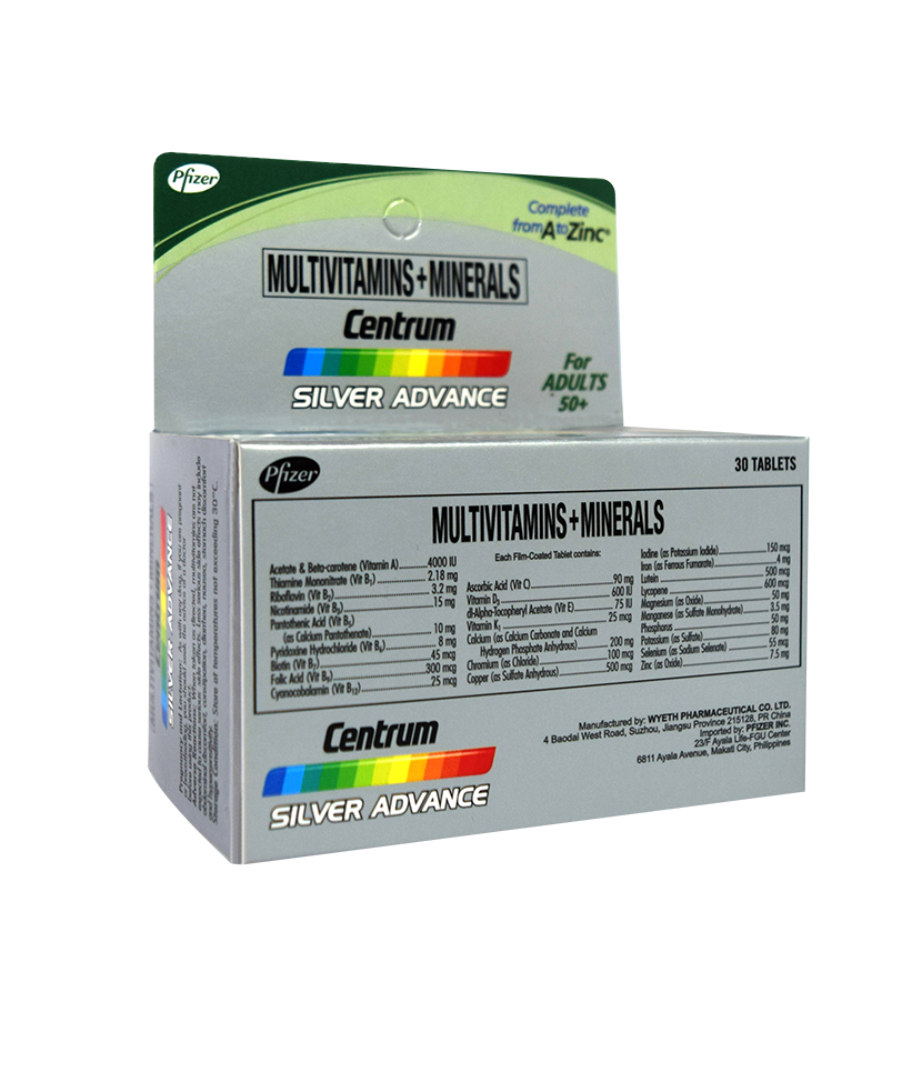 Centrum Silver Advance - 30S - St. Joseph Drug - Online Store