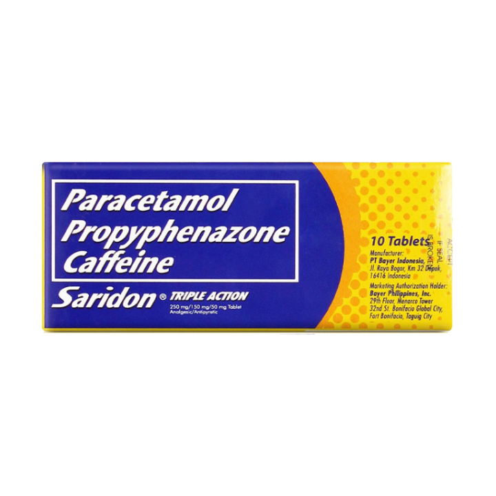 Saridon Tab 10s - St. Joseph Drug - Online Store