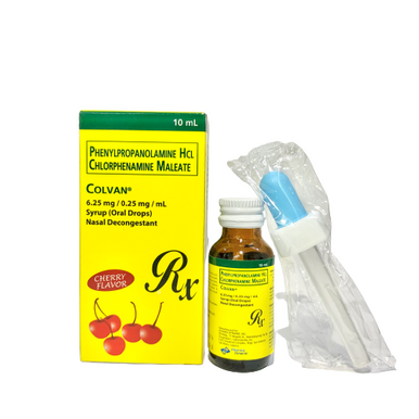 Colvan 6.25mg / 0.25mg / mL Drops 10mL - St. Joseph Drug - Online Store
