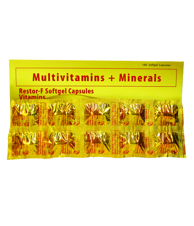 Restor-F Multivitamins and Minerals 1 Capsule - St. Joseph Drug ...