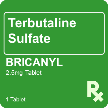 Bricanyl 2.5mg 1 Tablet - St. Joseph Drug - Online Store