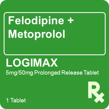 Logimax 5mg/50mg 1 Tablet - St. Joseph Drug - Online Store