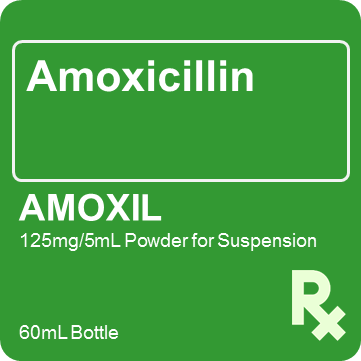 Amoxil 125mg / 5mL Suspension 60mL - St. Joseph Drug - Online Store