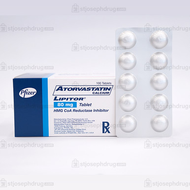 Lipitor 80mg 1 Tablet - St. Joseph Drug - Online Store