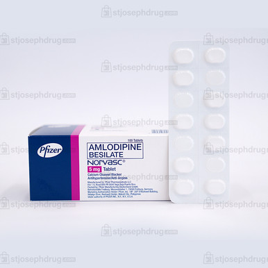 Norvasc 5mg 1 Tablet - St. Joseph Drug - Online Store