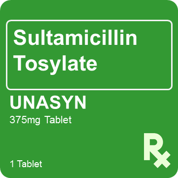Unasyn 375mg 1 Tablet - St. Joseph Drug - Online Store