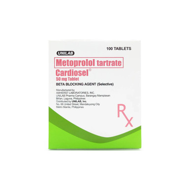 Cardiosel 50mg 1 Tablet - St. Joseph Drug - Online Store