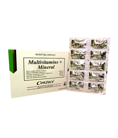 Conzace Multivitamins and Minerals 1 Capsule - St. Joseph Drug - Online ...