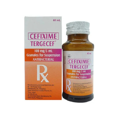 Tergecef 100mg / 5mL Suspension 60mL - St. Joseph Drug - Online Store