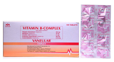 Vaneular 300mg / 30mg / 25mg / 100mg / 250mcg 1 Tablet - St. Joseph ...