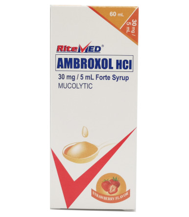 Ambroxol RiteMed 30mg / 5mL Syrup 60mL - St. Joseph Drug - Online Store