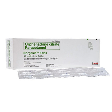 Norgesic Forte 50mg /650mg 1 Tablet - St. Joseph Drug - Online Store