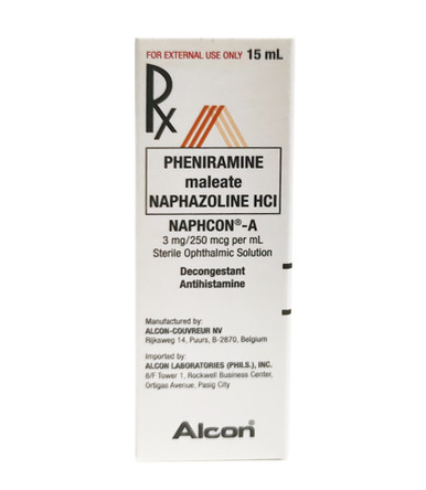 Naphcon-A 3mg/250mcg/mL Ophthalmic Solution 15mL - St. Joseph Drug ...