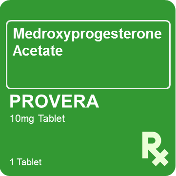 Provera 10mg 1 Tablet - St. Joseph Drug - Online Store