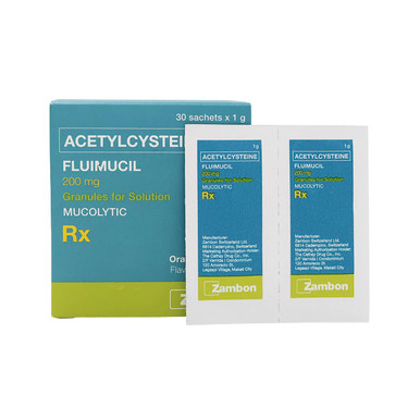 Fluimucil 200mg Granule 1 Sachet - St. Joseph Drug - Online Store