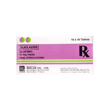 Gluconil 80mg 1 Tablet - St. Joseph Drug - Online Store