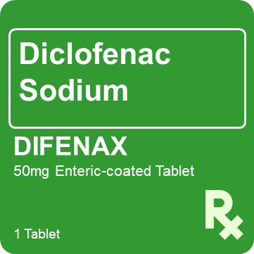 Difenax 50mg 1 Tablet - St. Joseph Drug - Online Store
