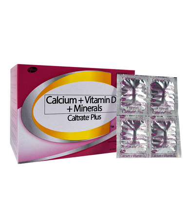 Caltrate Plus 600mg / 200IU/1mg / 50mg / 1.8mg / 7.5mg 1 Tablet - St ...