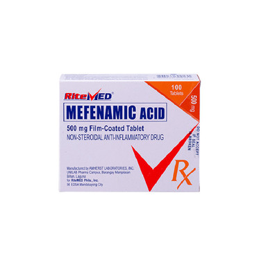 Mefenamic Acid RiteMed 500mg 1 Tablet - St. Joseph Drug - Online Store