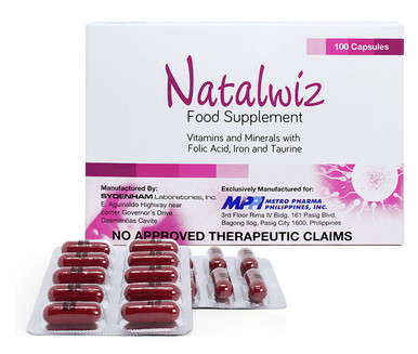 Natalwiz Multivitamins and Minerals 1 Capsule - St. Joseph Drug ...