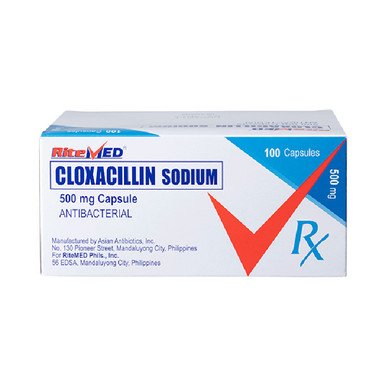 Cloxacillin RiteMed 500mg 1 Capsule - St. Joseph Drug - Online Store