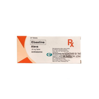 Aleva 20mg 1 Tablet - St. Joseph Drug - Online Store