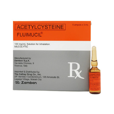 Fluimucil Inhalation 100mg/mL Amp - St. Joseph Drug - Online Store