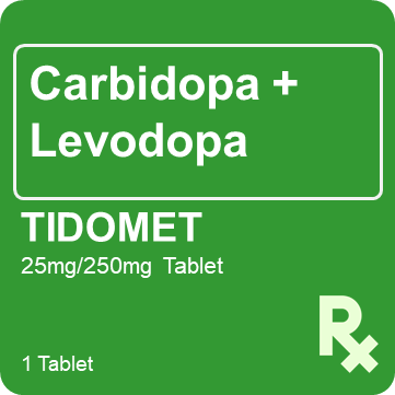 Tidomet 25mg / 250mg 1 Tablet - St. Joseph Drug - Online Store